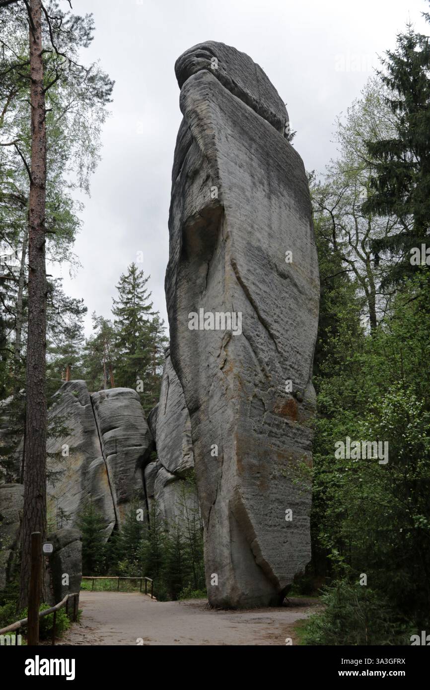 Adršpach rock formations hi-res stock photography and images - Alamy