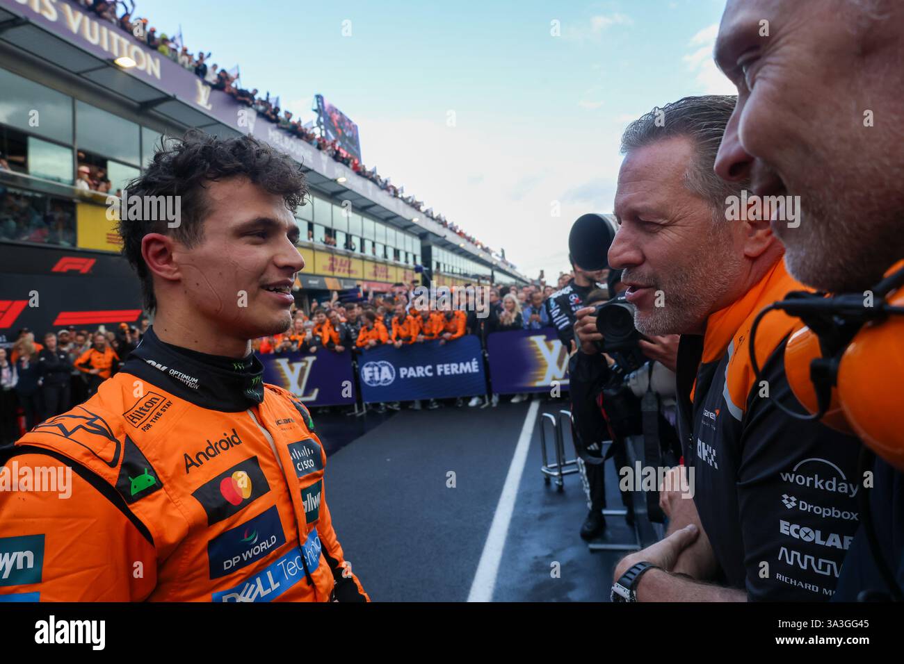 Lando norris, melbourne 2025 hi-res stock photography and images - Alamy