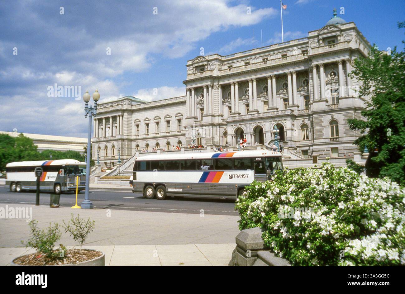 Library of Congress, also known as Thomas Jefferson Building seen from ...