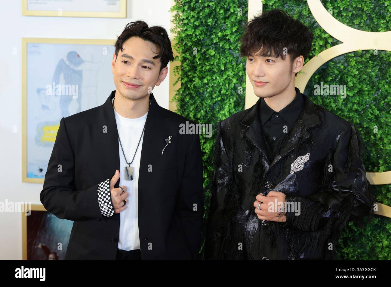 Chu Wan Pin, right and Jonathan Wong arrive for the 18th Asian Film ...