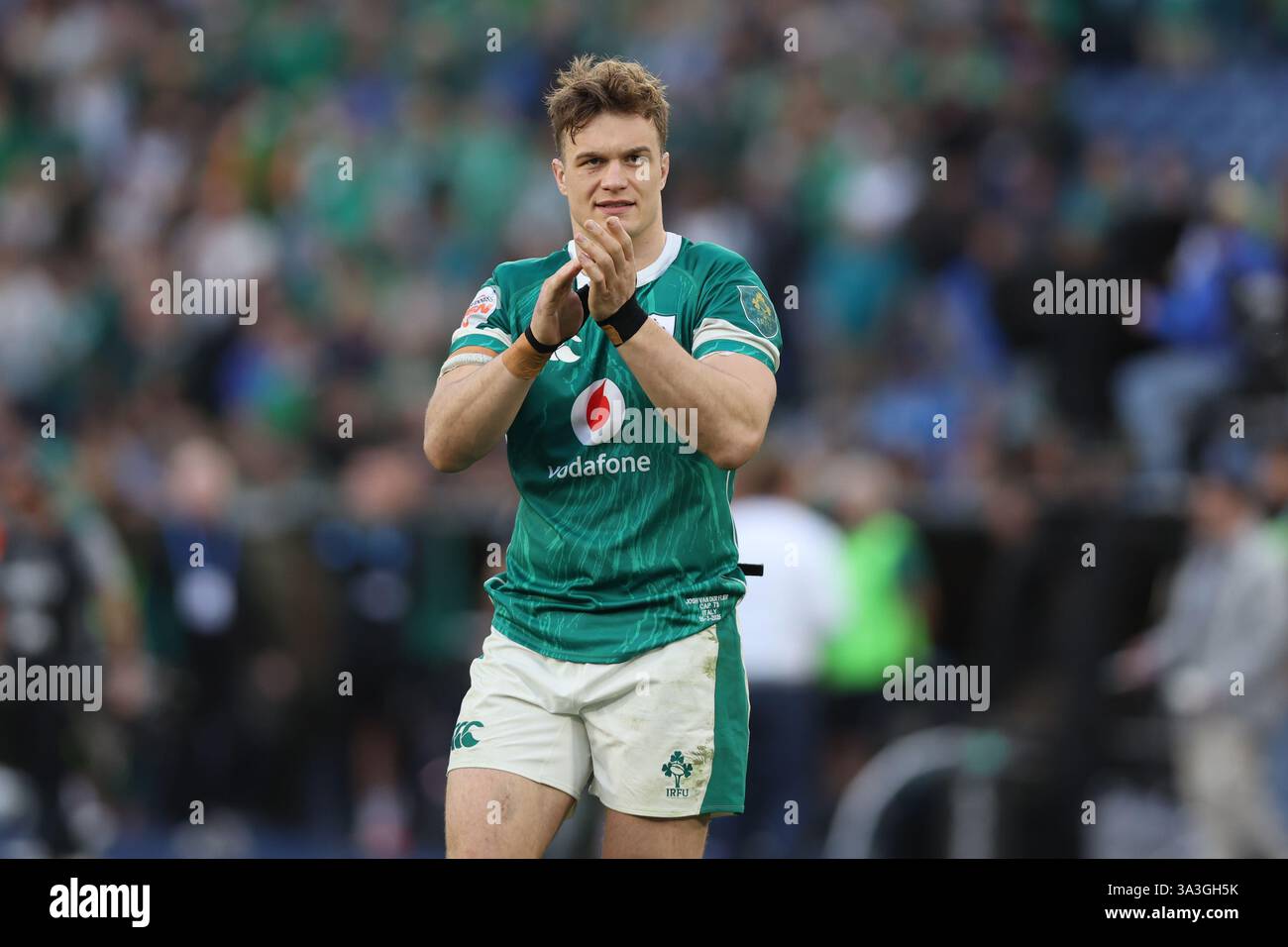 Josh Van Der Flier of Ireland seen in action during the M6N Guinness ...