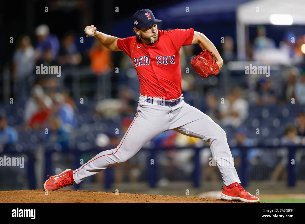 Port Charlotte, FL USA; Boston Red Sox pitcher Cooper Adams (56 ...