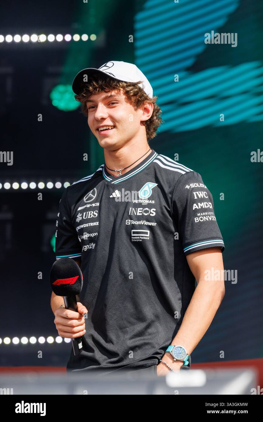Andrea Kimi Antonelli of Italy and the Mercedes-AMG PETRONAS Formula ...
