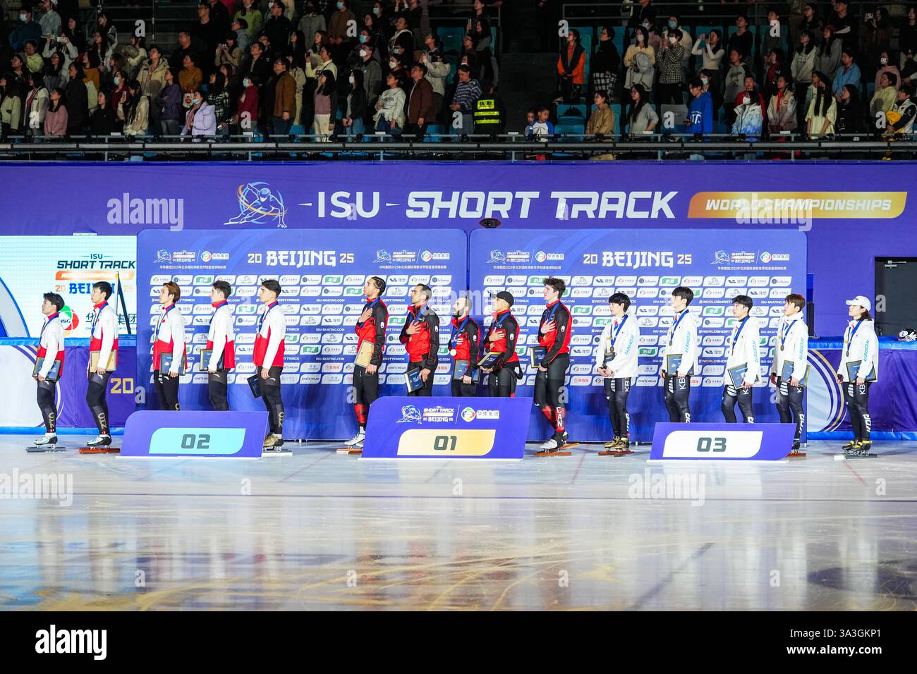 BEIJING, CHINA - MARCH 16: Wenlong Li of China, Long Sun of China ...