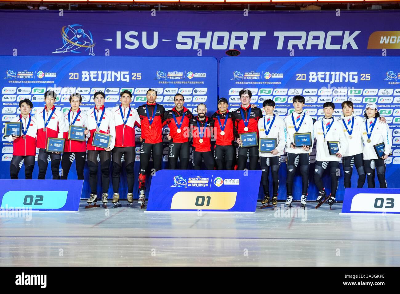 BEIJING, CHINA - MARCH 16: Wenlong Li of China, Long Sun of China ...