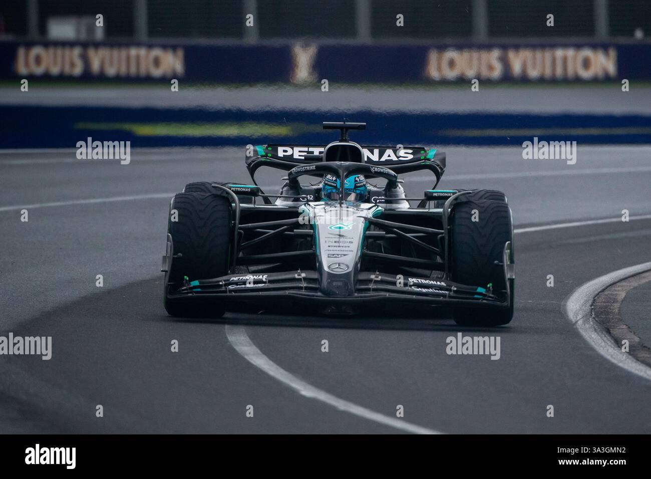 Melbourne, Australien. 16th Mar, 2025. George Russell (Mercedes-AMG ...