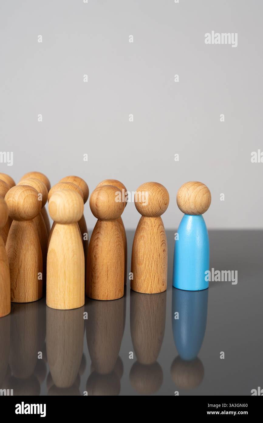 The blue man leads the crowd. Leadership, influence, and social ...