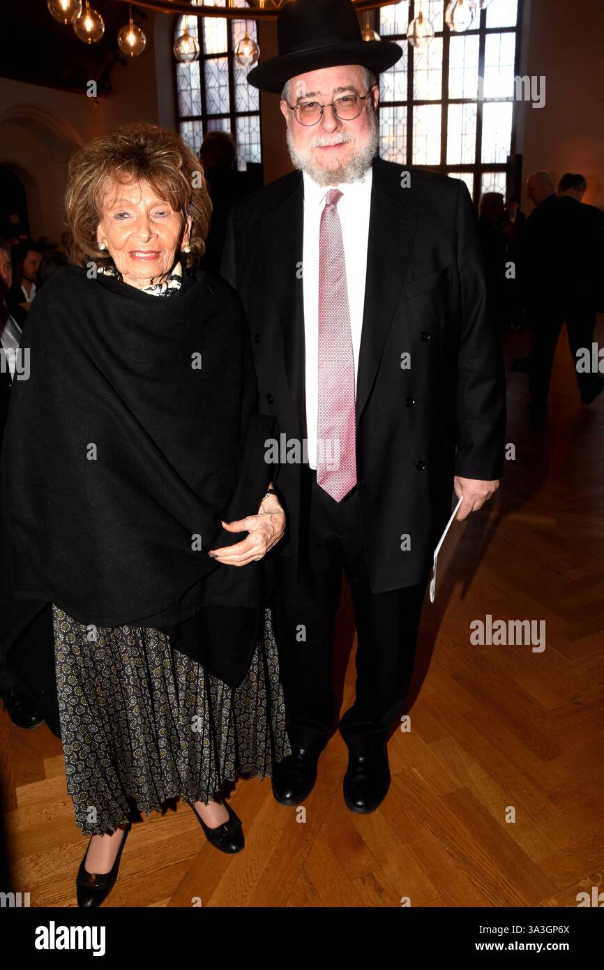 Charlotte Knobloch Praesidentin Oberrabbiner Pinchas Goldschmidt ...