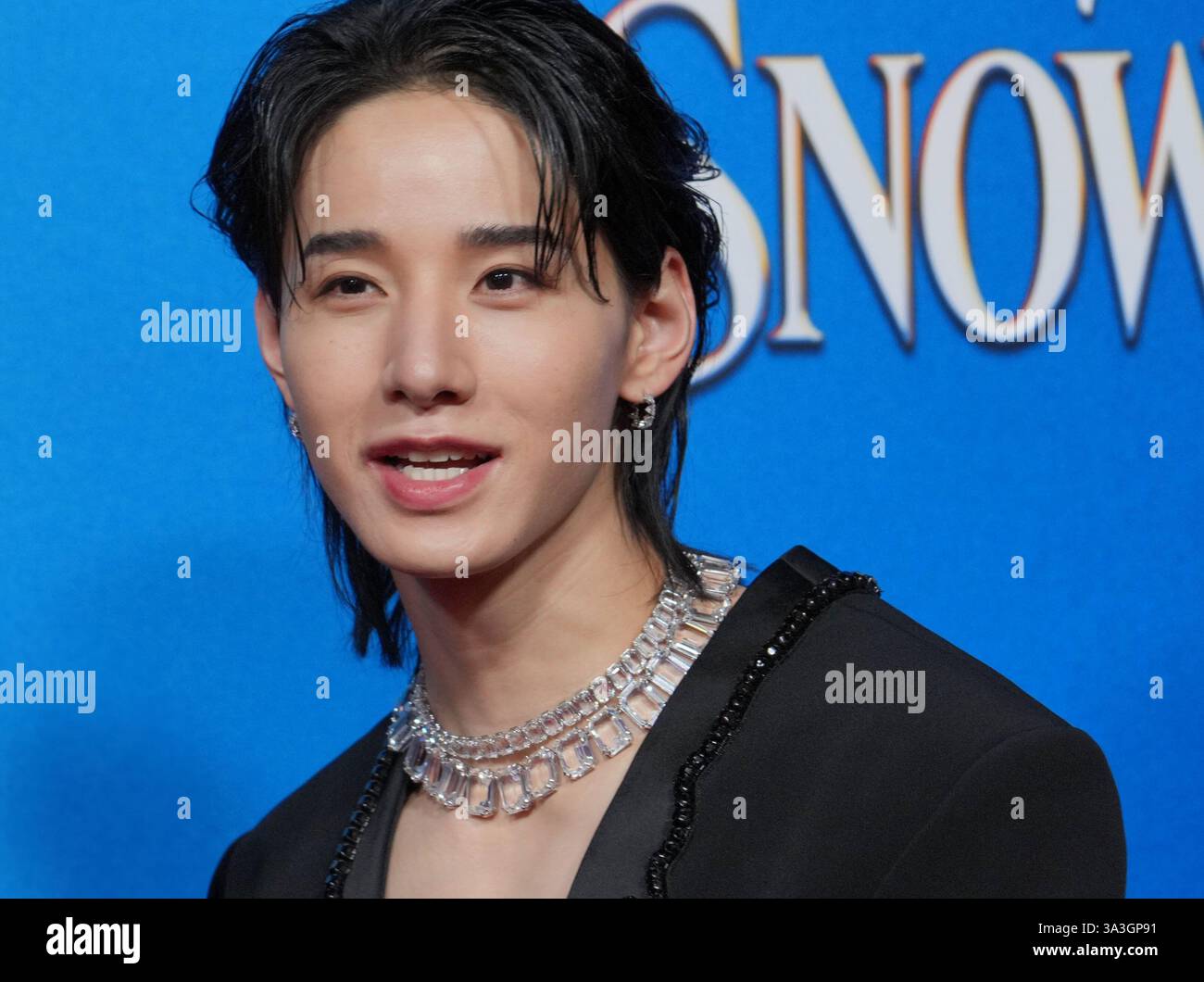 Los Angeles, USA. 15th Mar, 2025. JO1 - Keigo Sato arrives at Walt ...