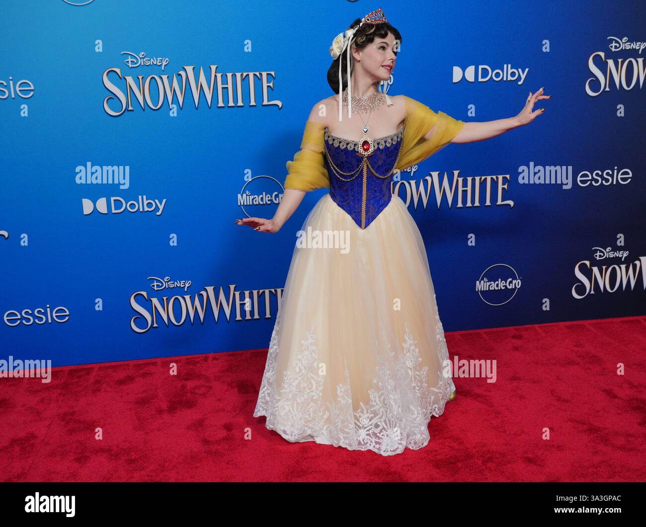 Los Angeles, USA. 15th Mar, 2025. arrives at Walt Disney Studios' SNOW ...