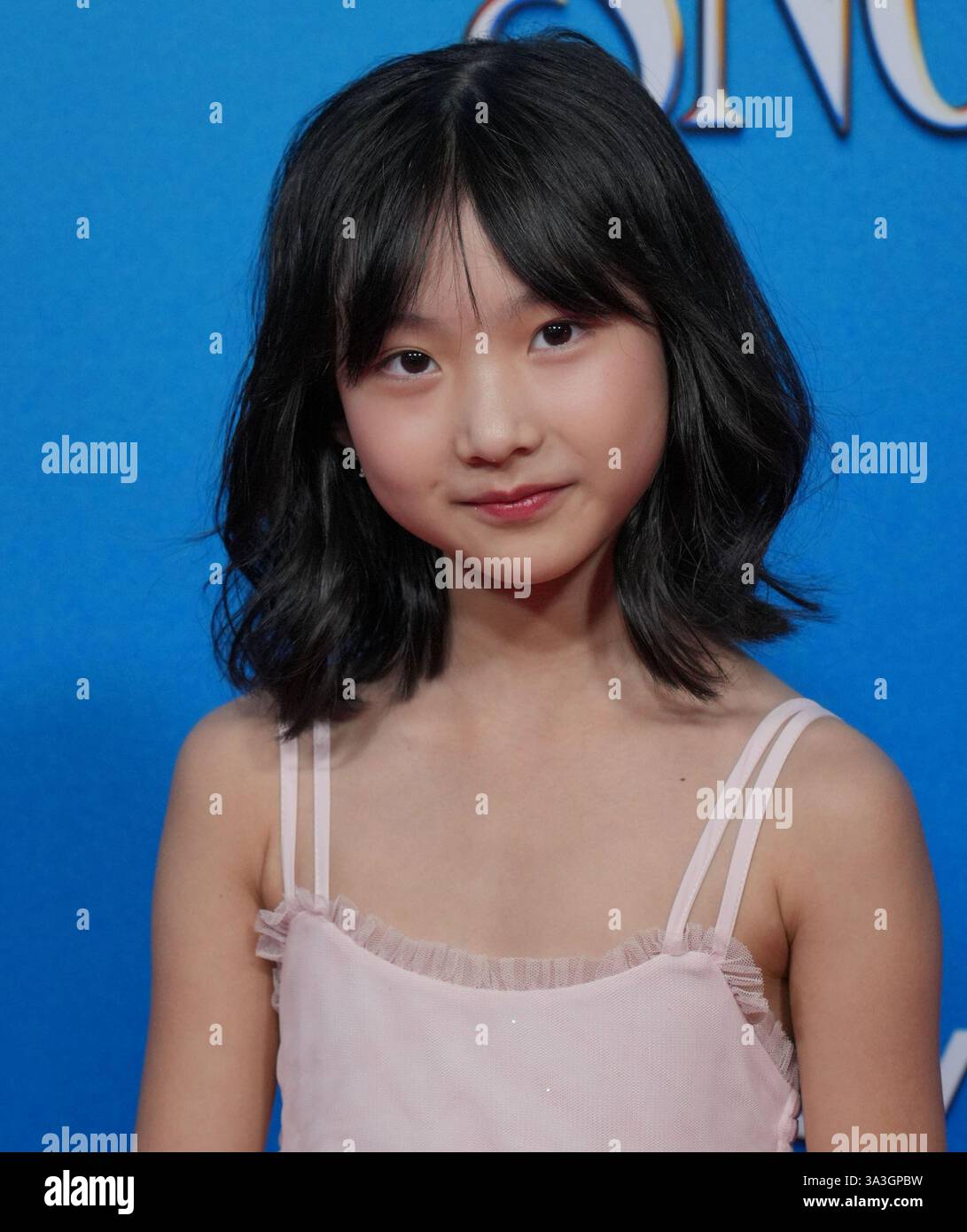 Capri Wang arrives at Walt Disney Studios' SNOW WHITE World Premiere held at the El Capitan in ...