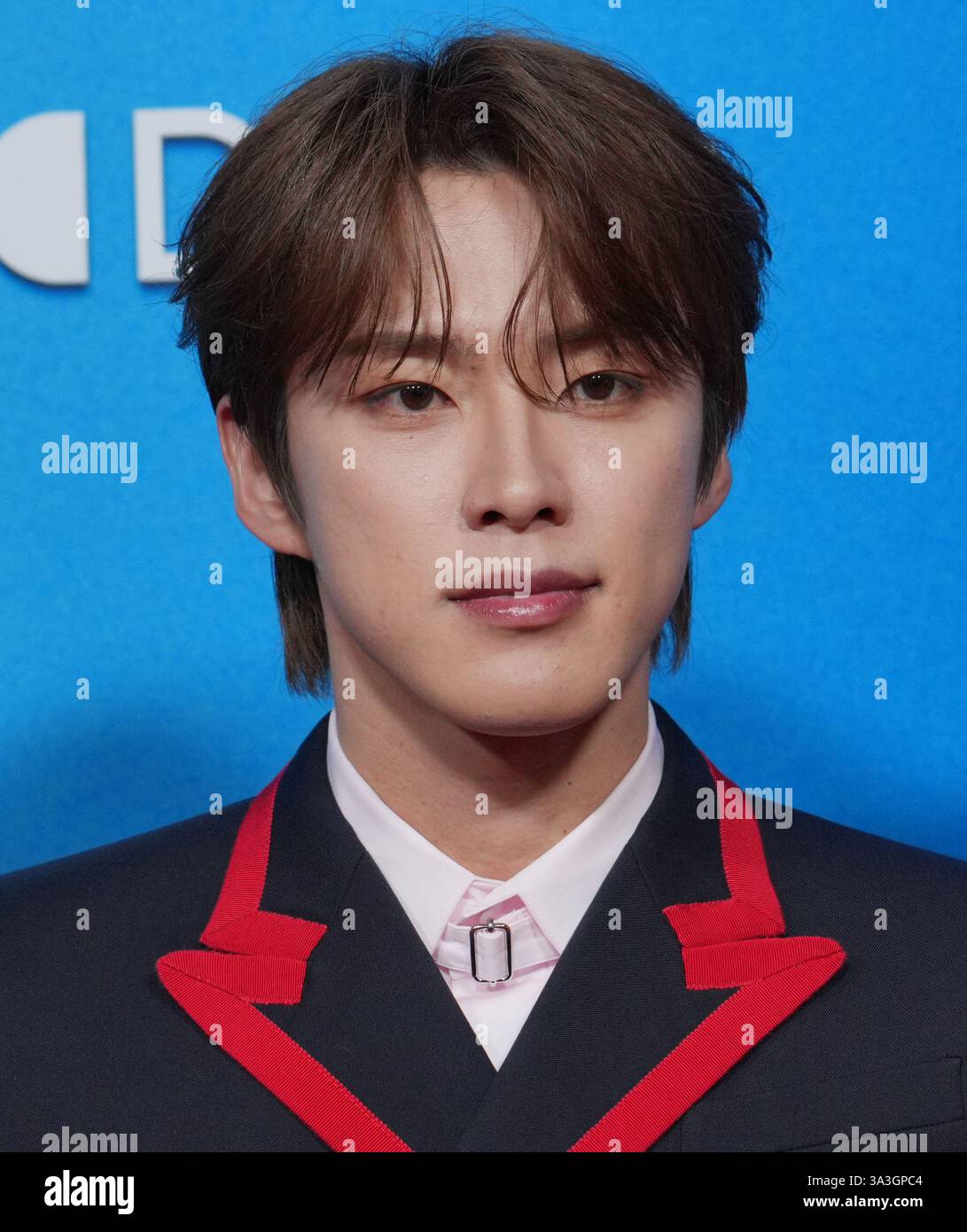 Los Angeles, USA. 15th Mar, 2025. JO1 - Junki Kono arrives at Walt Disney Studios' SNOW WHITE ...