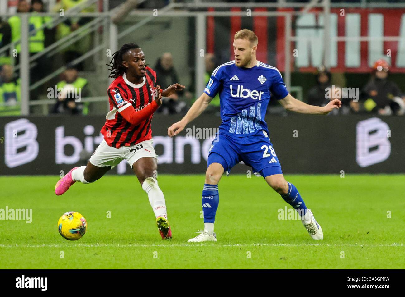 Milano, Italia. 15th Mar, 2025. Como 1907's Ivan Smolcic in action ...