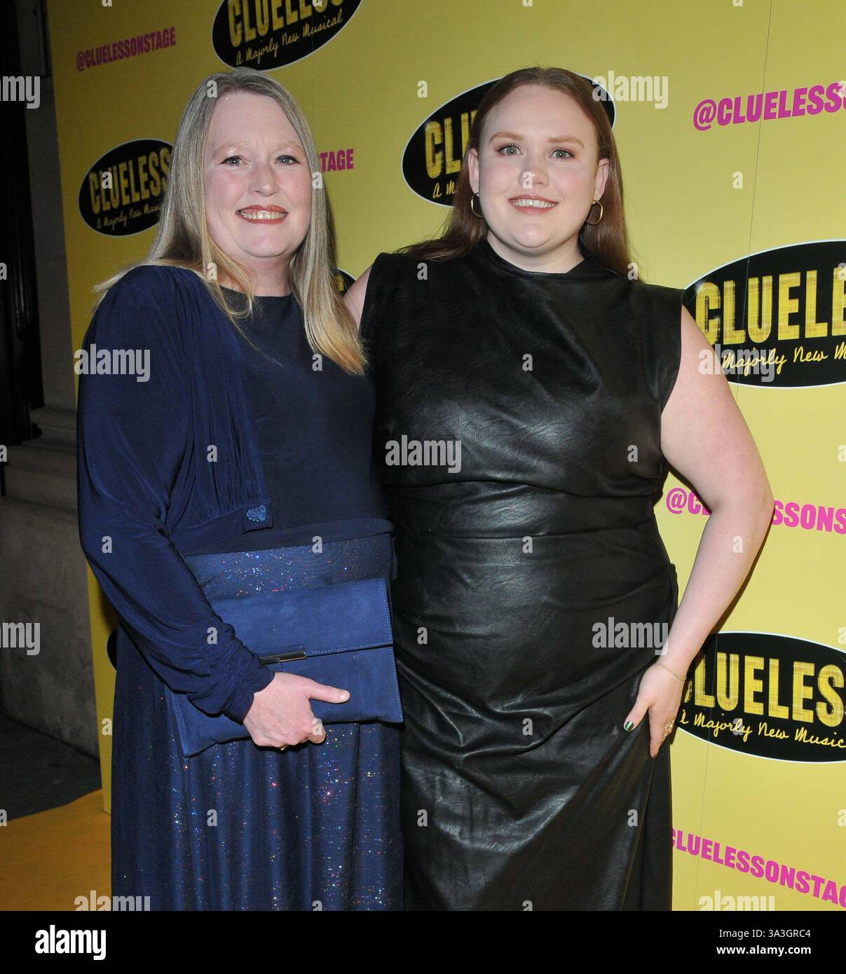 guest and Bronwyn James at the "Clueless The Musical" press night ...