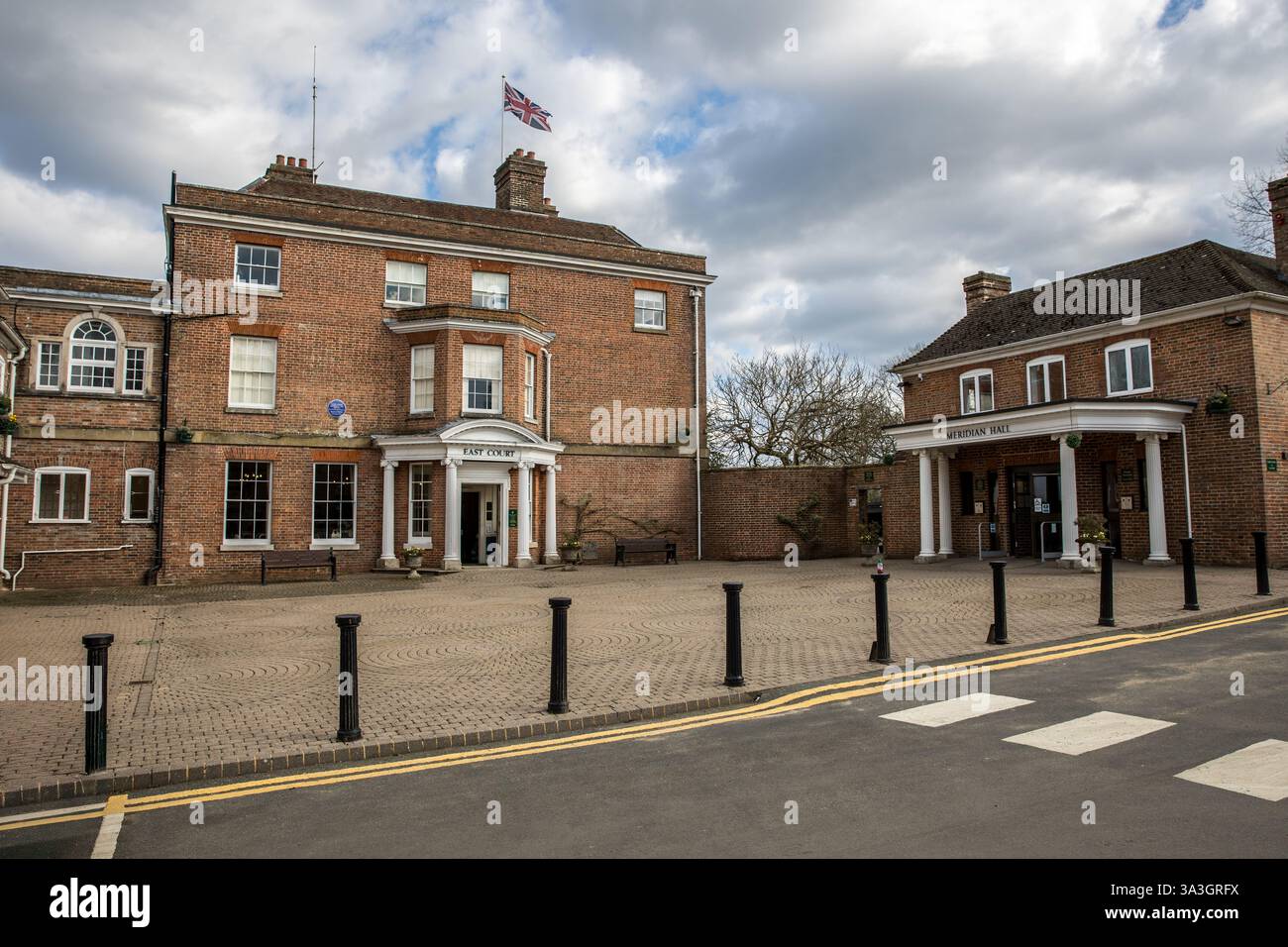 Meridian Hall & East Court, East Grinstead Stock Photo - Alamy