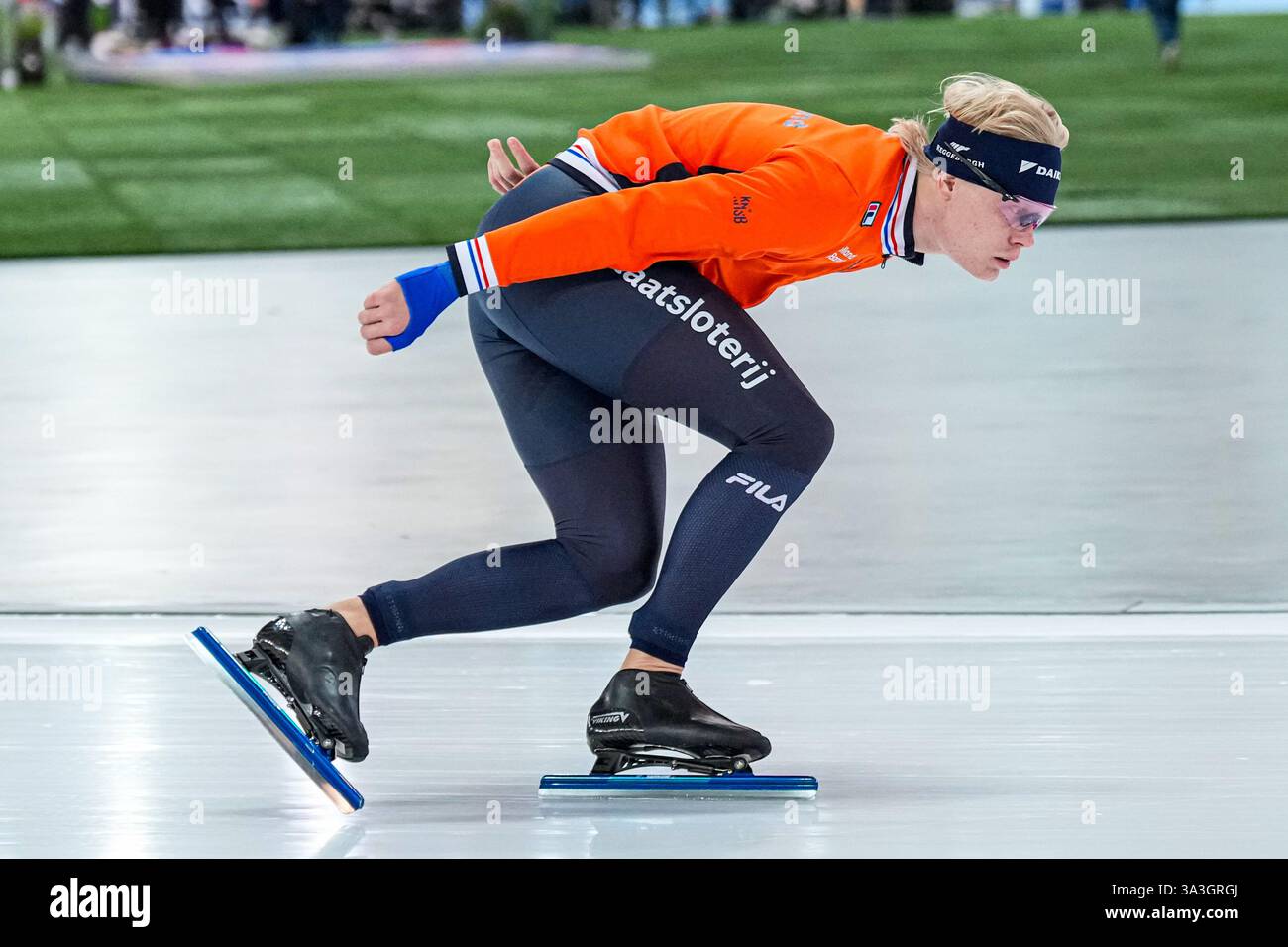 HAMAR, NORWAY - MARCH 16: Tim Prins of Netherlands during the ISU World ...