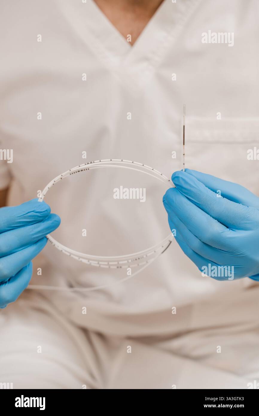 EVLT Red laser optical fiber for endovenous laser coagulation ...