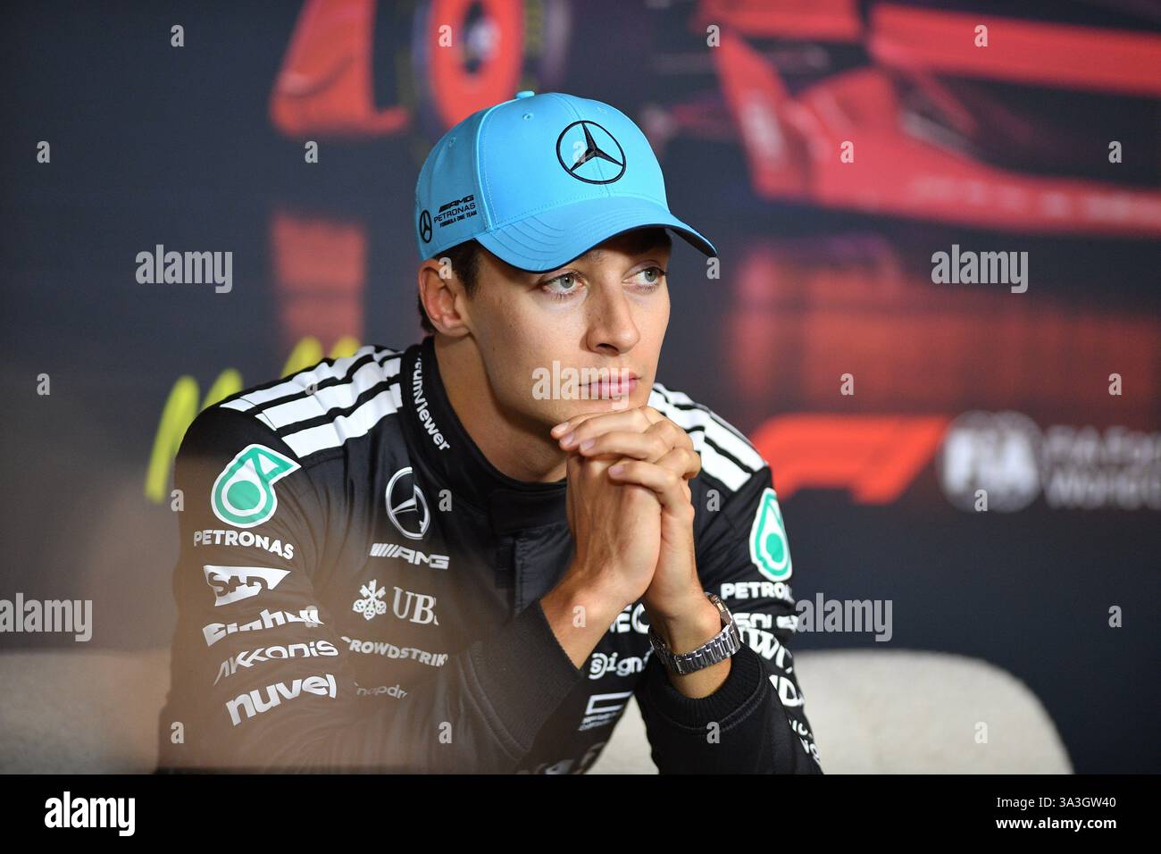MELBOURNE, AUSTRALIA 16 Mar 2025. Pictured: Mercedes Formula 1 driver ...