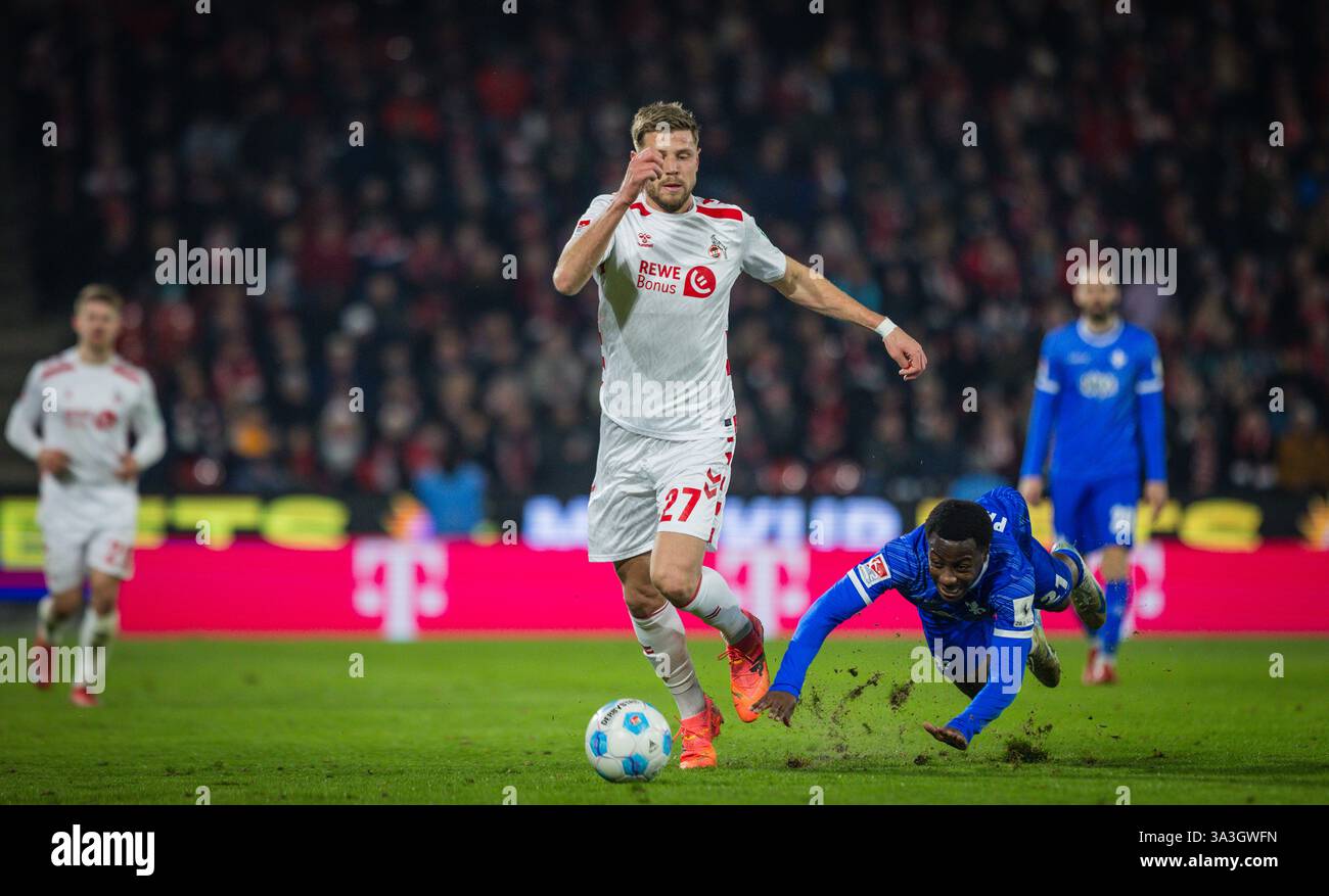 Cologne, Germany. 15th Mar 2025. Imad Rondic (Köln) Merveille Papela ...