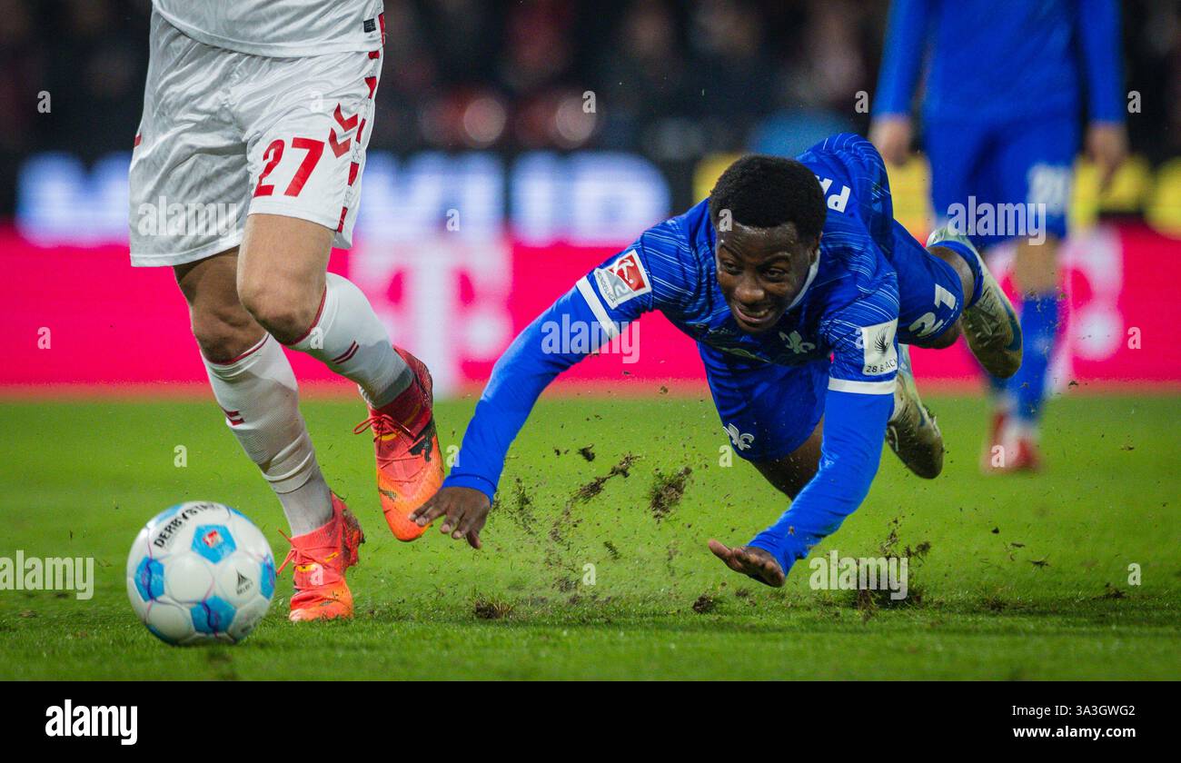 Cologne, Germany. 15th Mar 2025. Imad Rondic (Köln) Merveille Papela ...