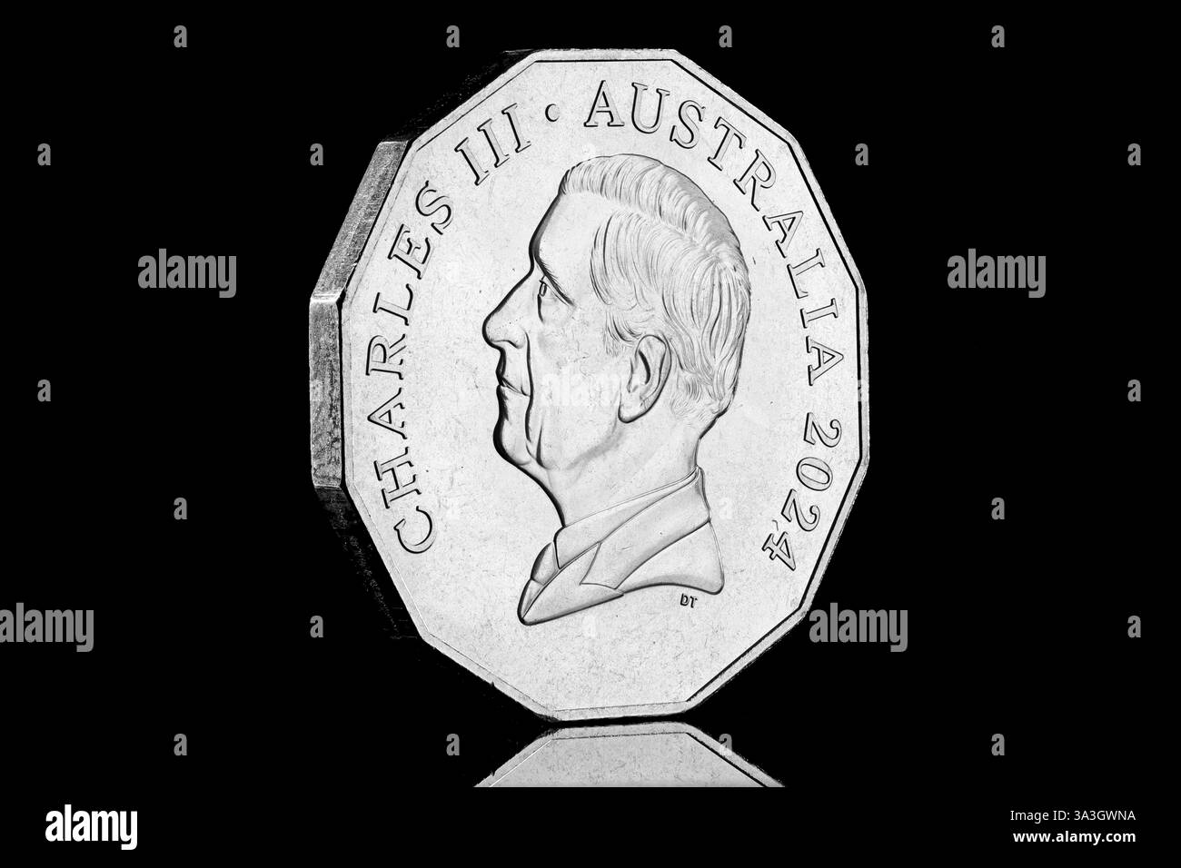 2024 Australia King Charles III 50 Cents Stock Photo - Alamy
