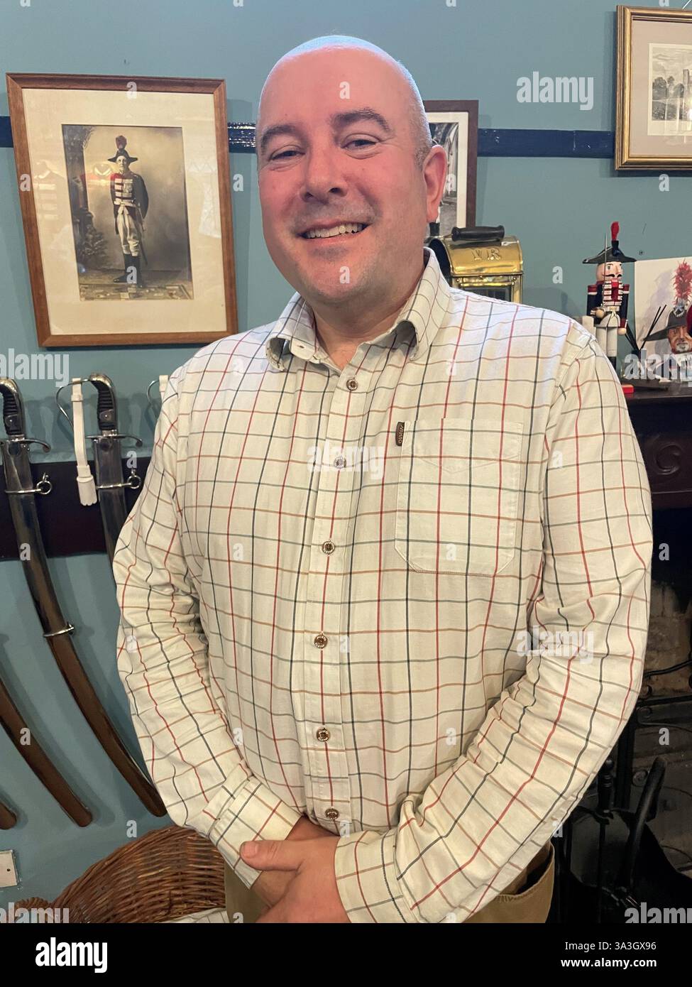 Andrew Carlisle, bugler with the Hillsborough Fort Guard. The UK's ...