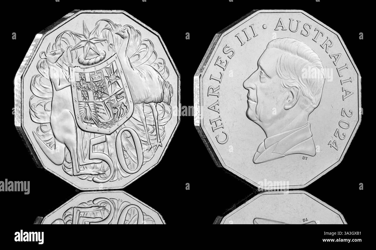Australian charles iii coins hi-res stock photography and images - Alamy