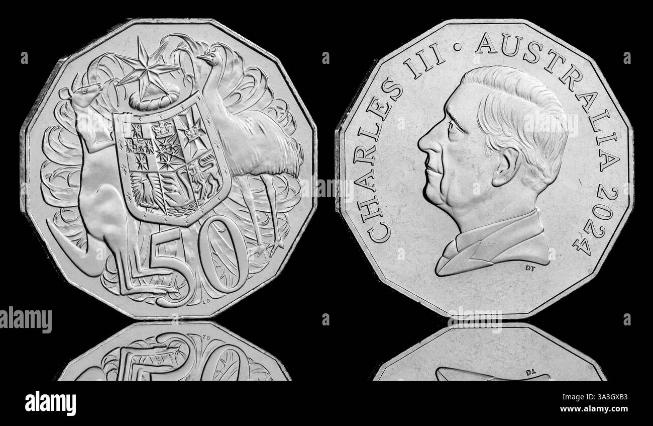 Australian charles iii coins hi-res stock photography and images - Alamy