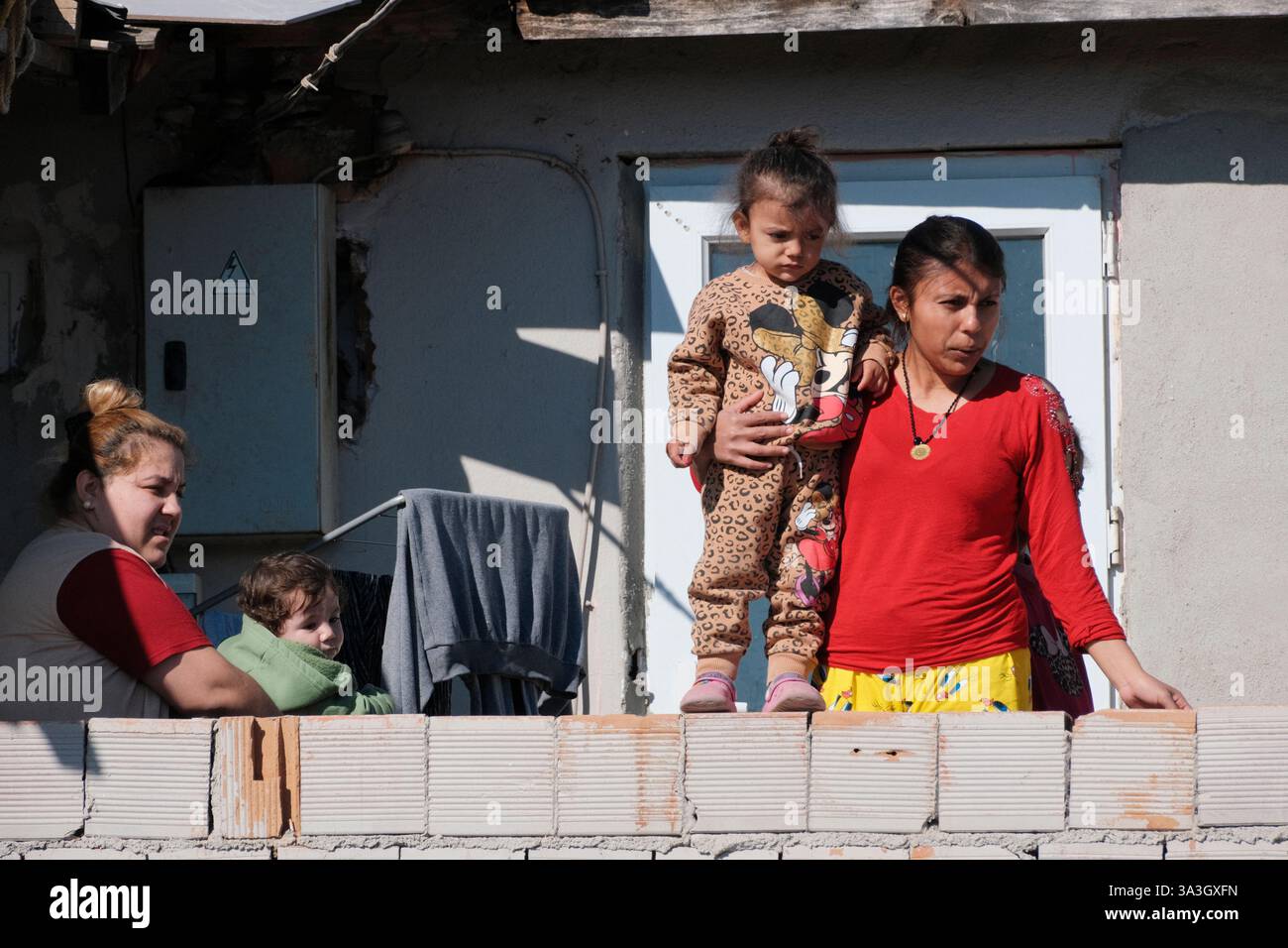 Turkey, Edirne, 7 march 2025, ROM family in the Menzilahir area of the ...