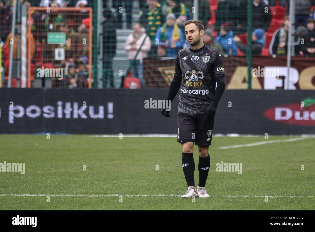 Krakow, Poland, 16th March, 2025, football 2024 2025 PKO BP Ekstraklasa ...