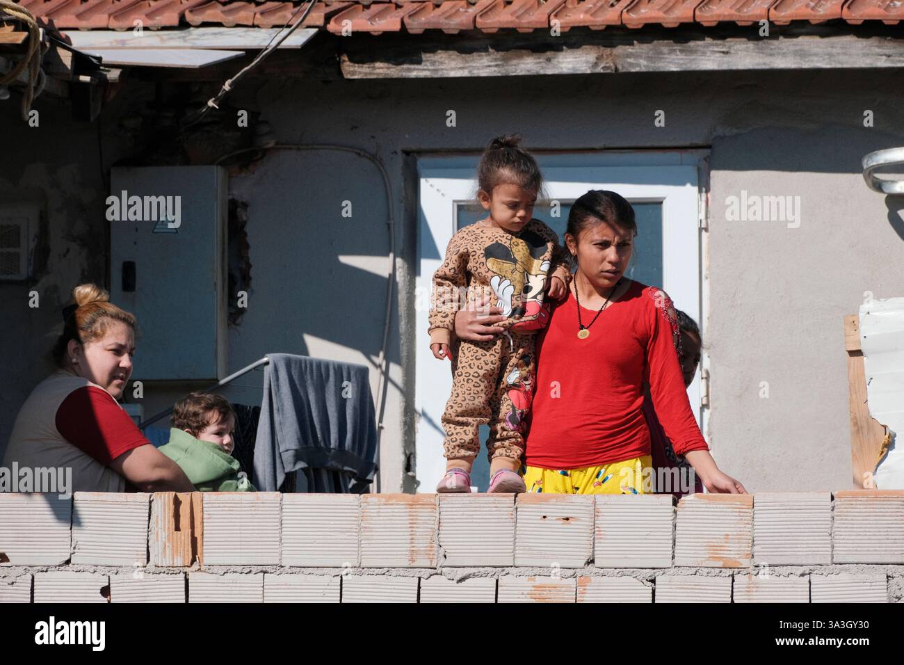 Turkey, Edirne, 7 march 2025, ROM family in the Menzilahir area of the ...