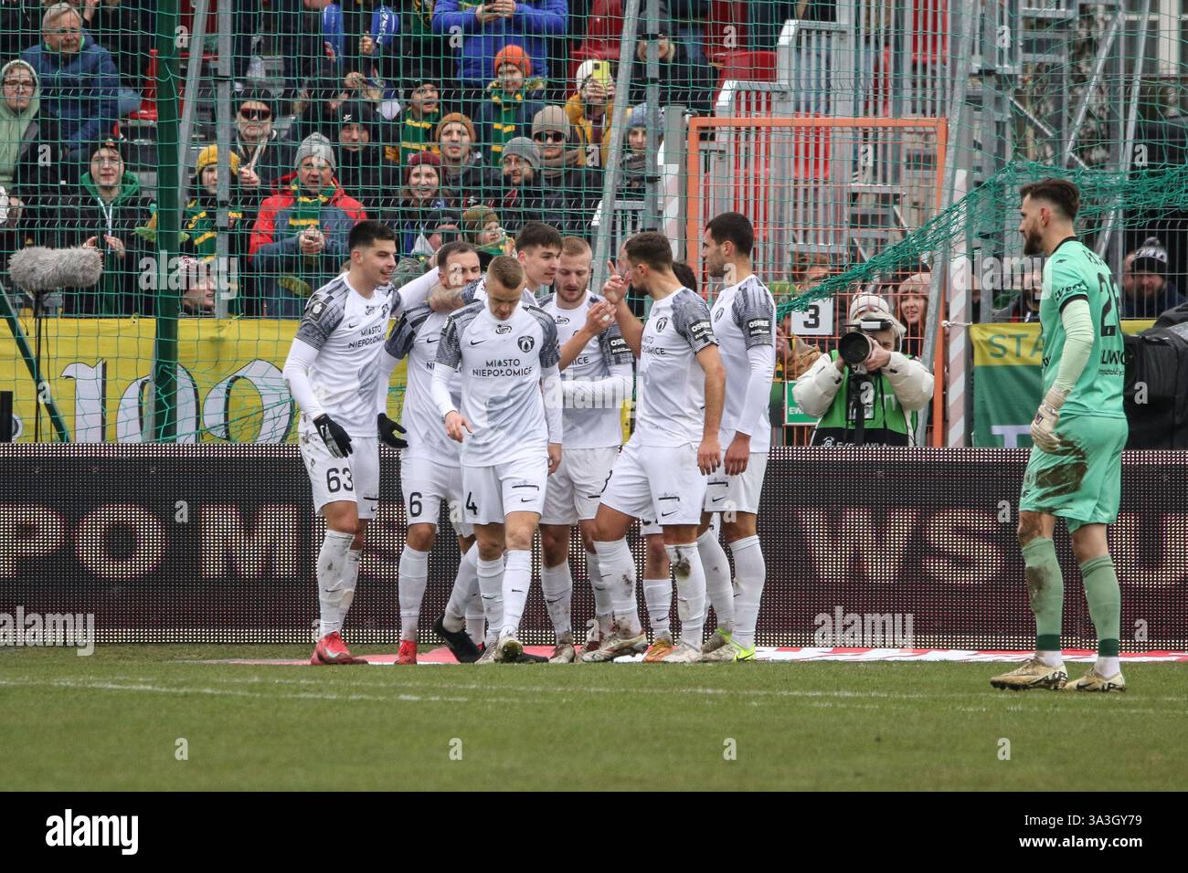 Krakow, Poland, 16th March, 2025, football 2024 2025 PKO BP Ekstraklasa ...