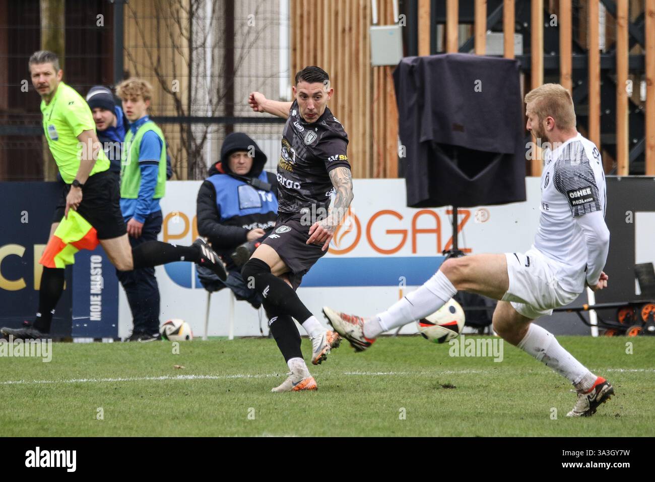 Krakow, Poland, 16th March, 2025, football 2024 2025 PKO BP Ekstraklasa ...