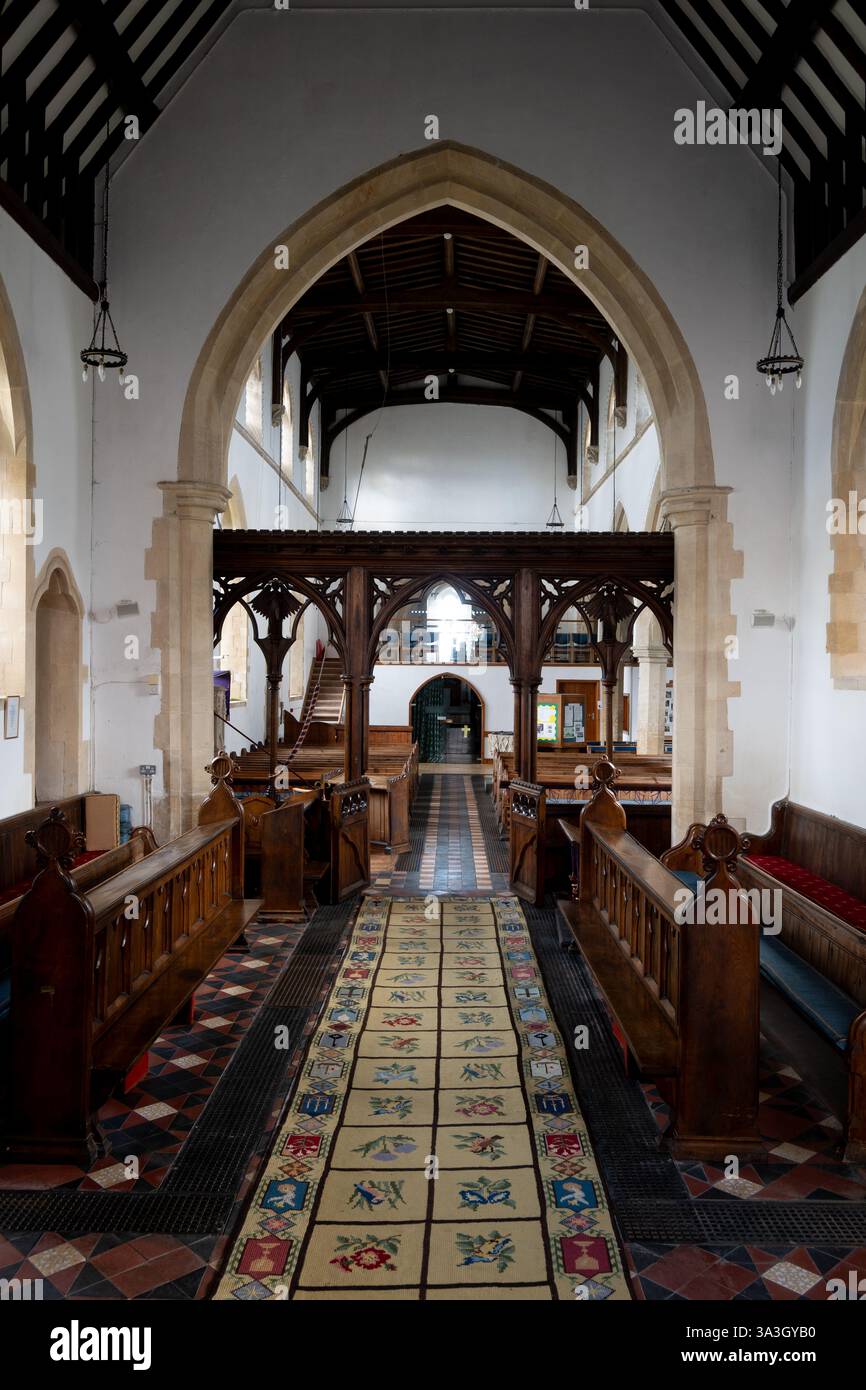 St. Peter and St. Paul`s Church, Long Compton, Warwickshire, England ...