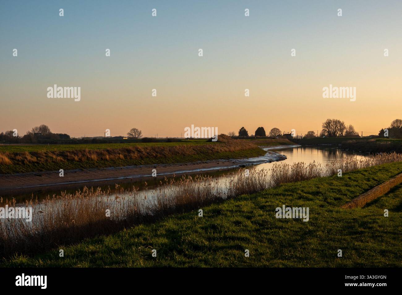 River Great Ouse, Salters Lode Stock Photo - Alamy