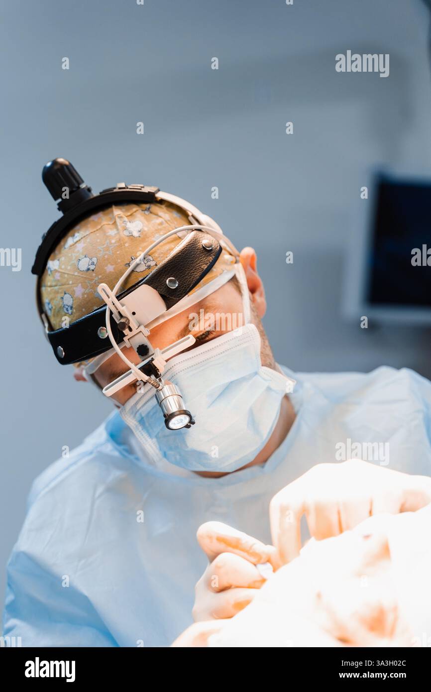 Blepharoplasty plastic surgery operation for modifying the eye region ...