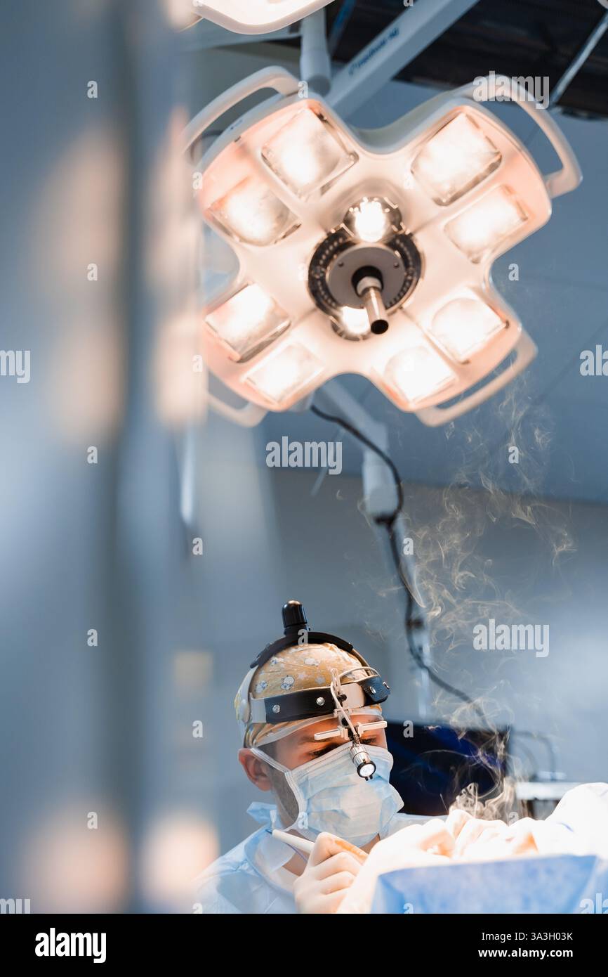 Blepharoplasty plastic surgery operation for modifying the eye region ...