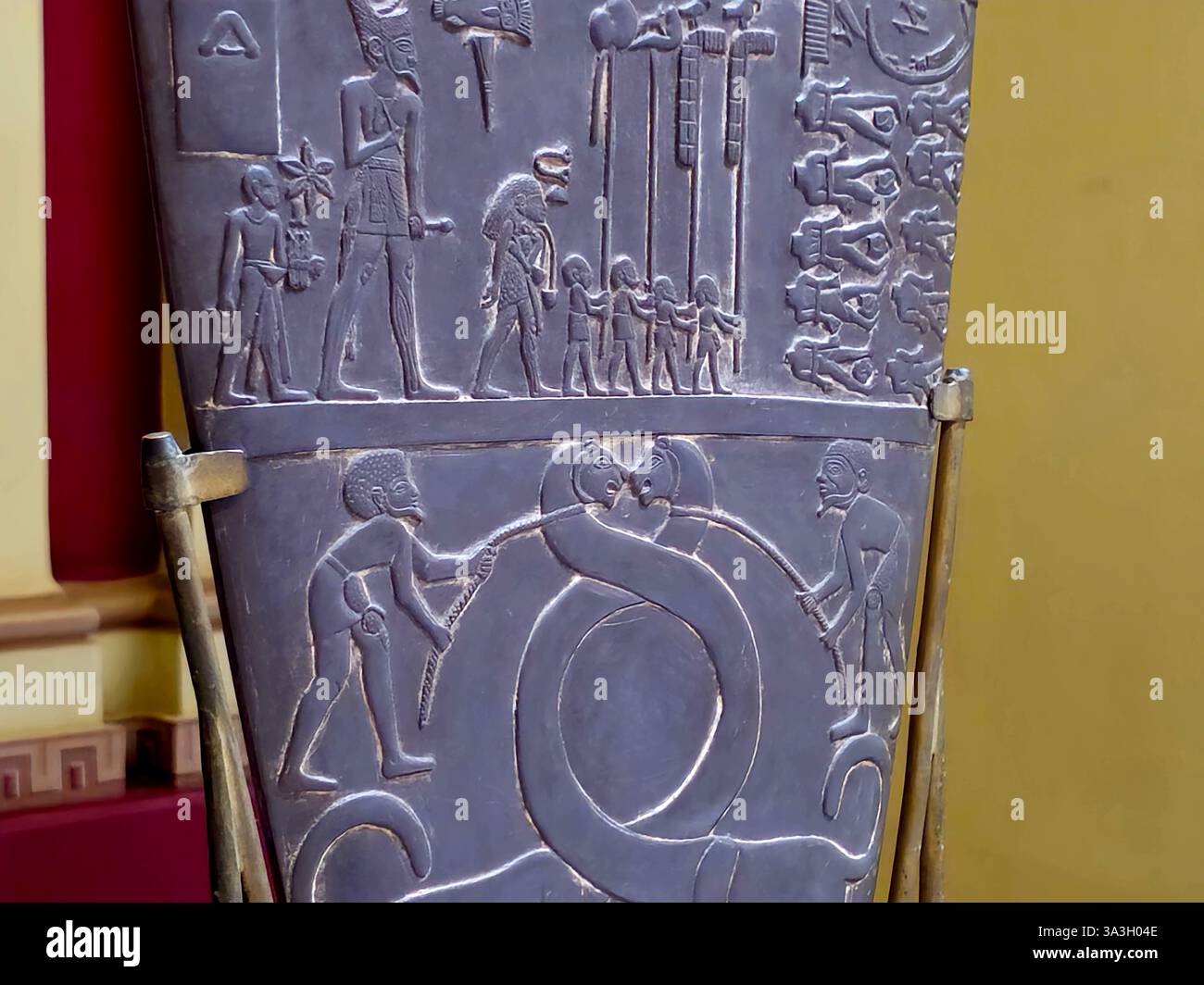 Cairo Egypt February 1 2025 Narmer Palette Inside The Egyptian Or Cairo Museum In Tahrir