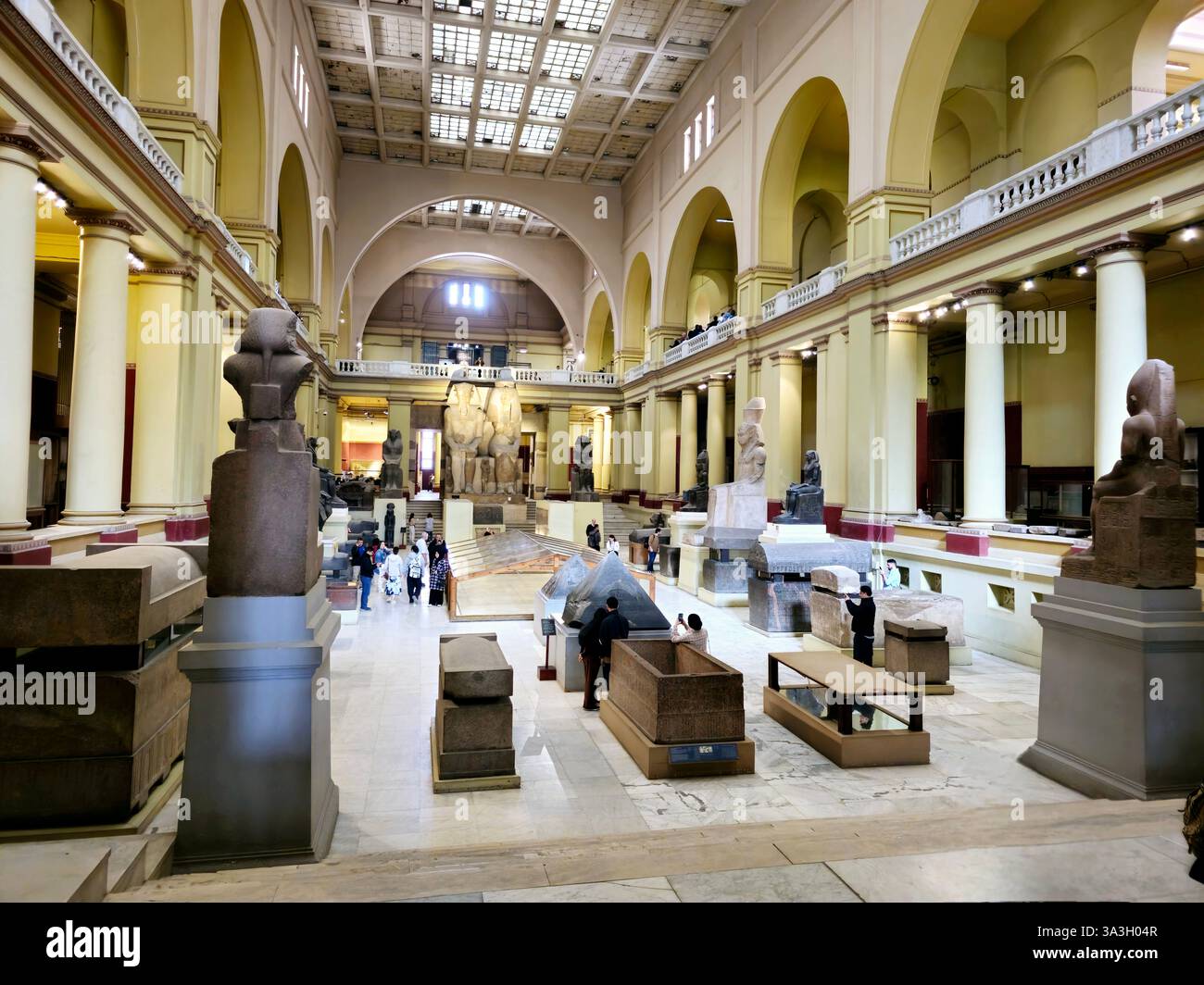 Cairo, Egypt, February 1 2025: Details from the inside of the Egyptian ...