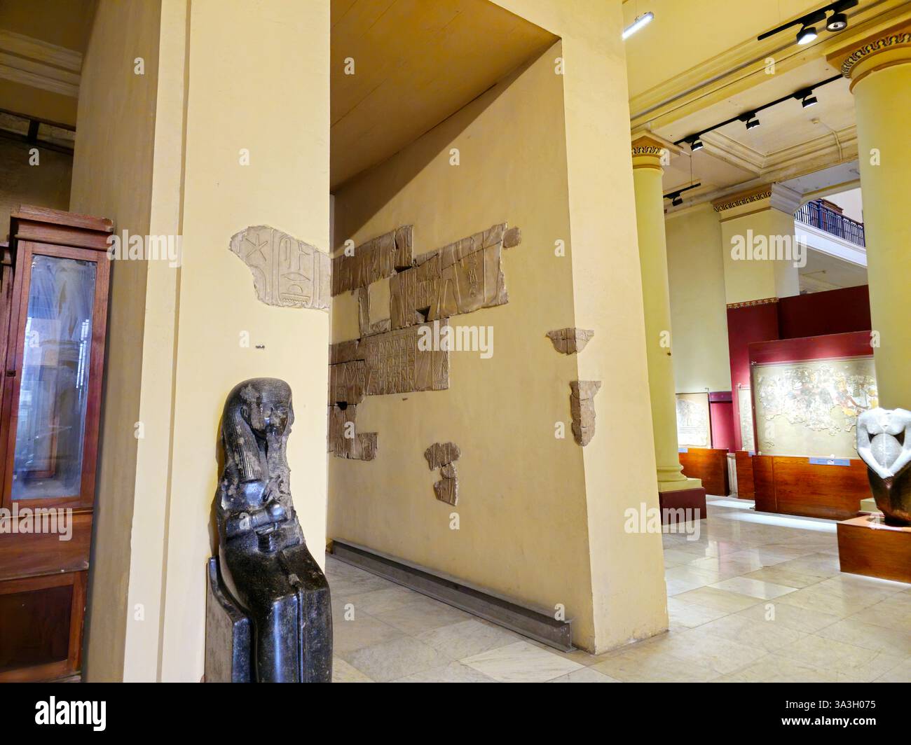 Cairo, Egypt, February 1 2025: details from the inside of the Egyptian ...