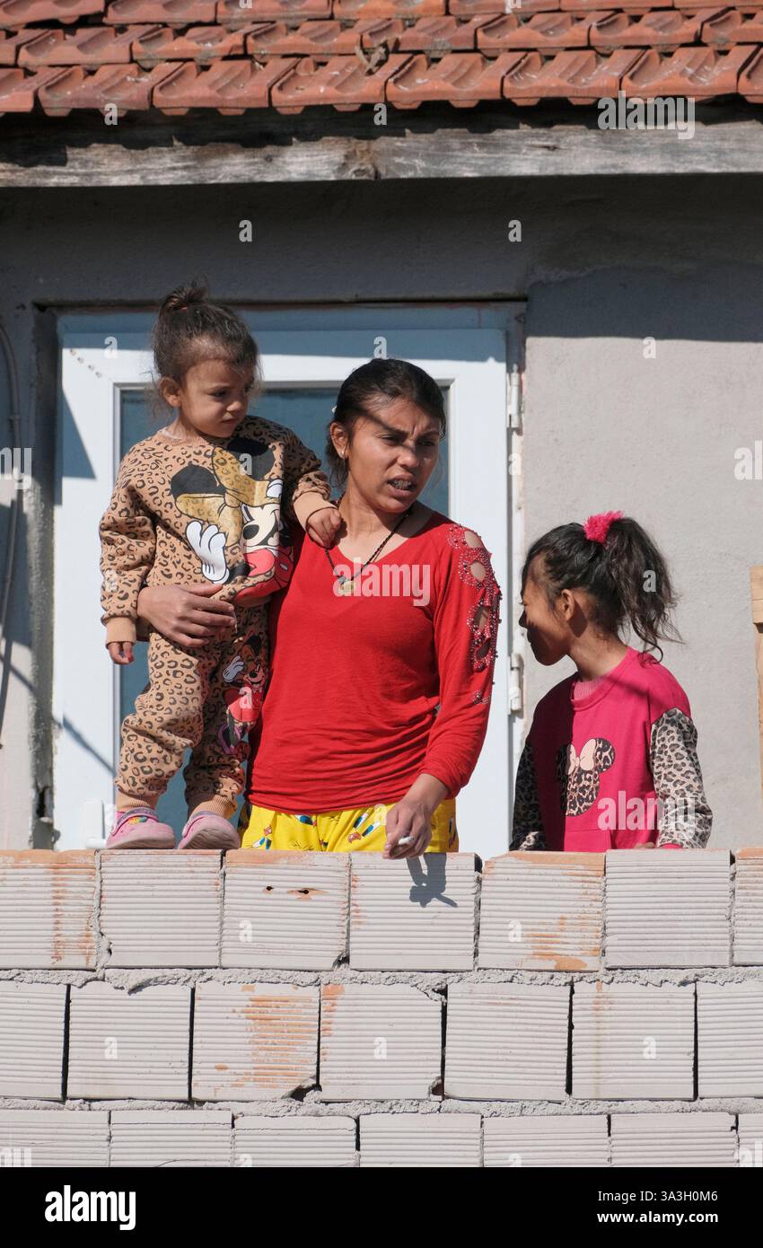 Turkey, Edirne, 7 march 2025, ROM family in the Menzilahir area of the ...