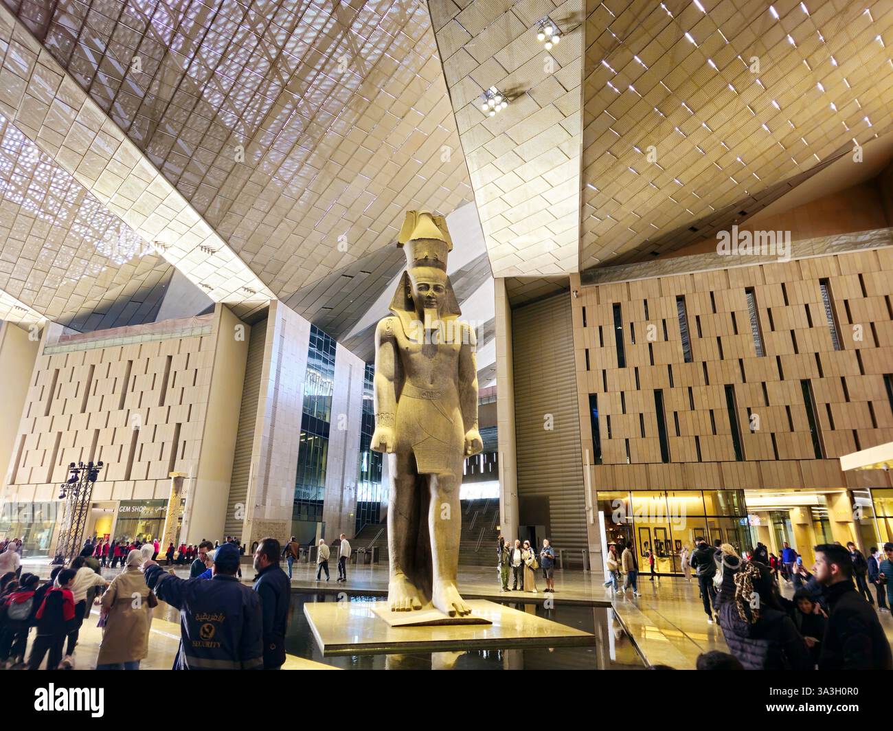 Giza, Egypt, February 22 2025: King Ramses II from The Grand Egyptian ...