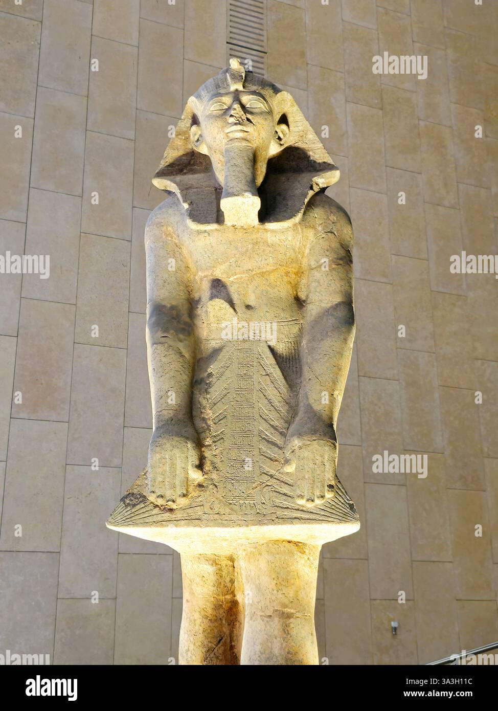 Giza, Egypt, February 22 2025: The ancient statues collection in The ...