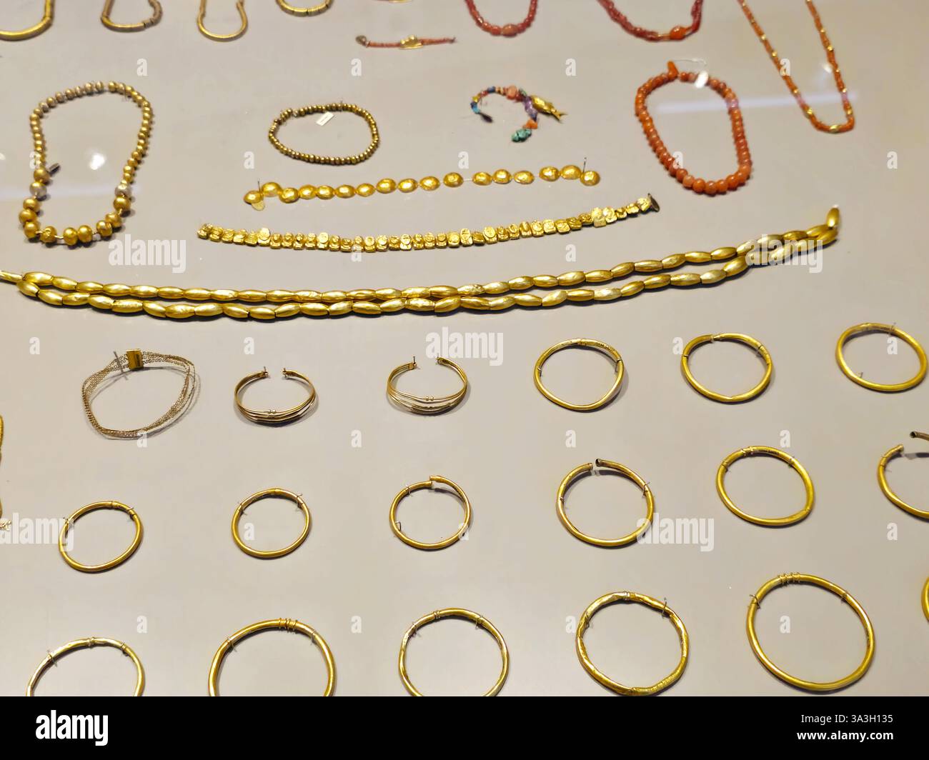 Giza, Egypt, February 22 2025: ancient jewels from The Grand Egyptian ...