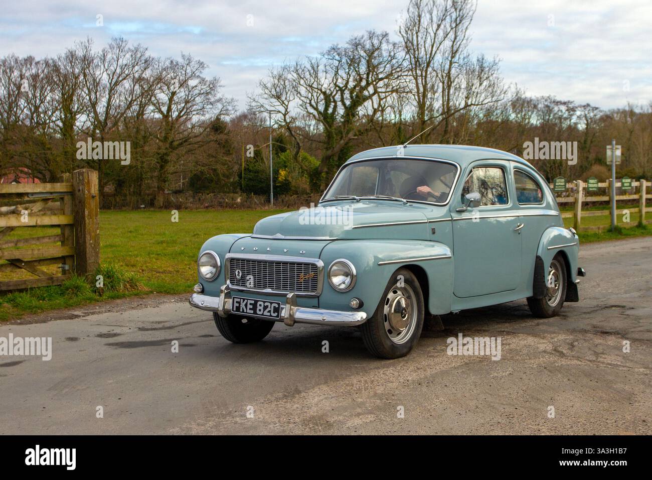 Classic old vintage 1964 Volvo PV 444, PV544, two-door, four-passenger ...