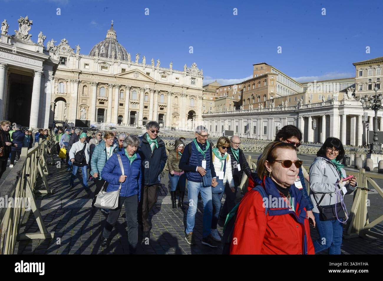 Rome, Italy. 16th Mar, 2025. Rome, Jubilee 2025 pilgrimage of the ...