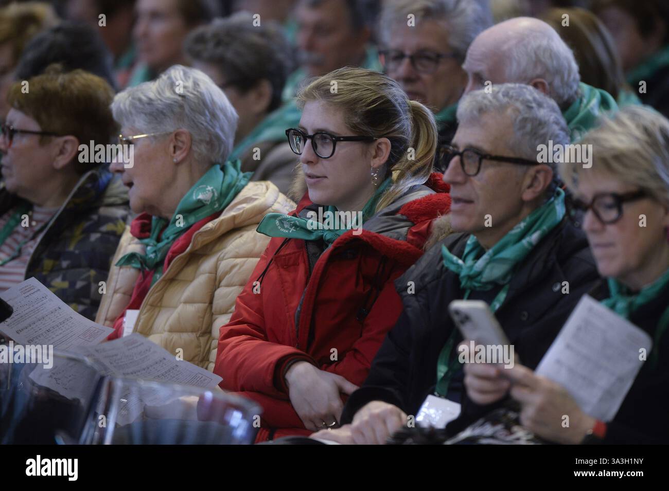 Rome, Italy. 16th Mar, 2025. Rome, Jubilee 2025 pilgrimage of the ...