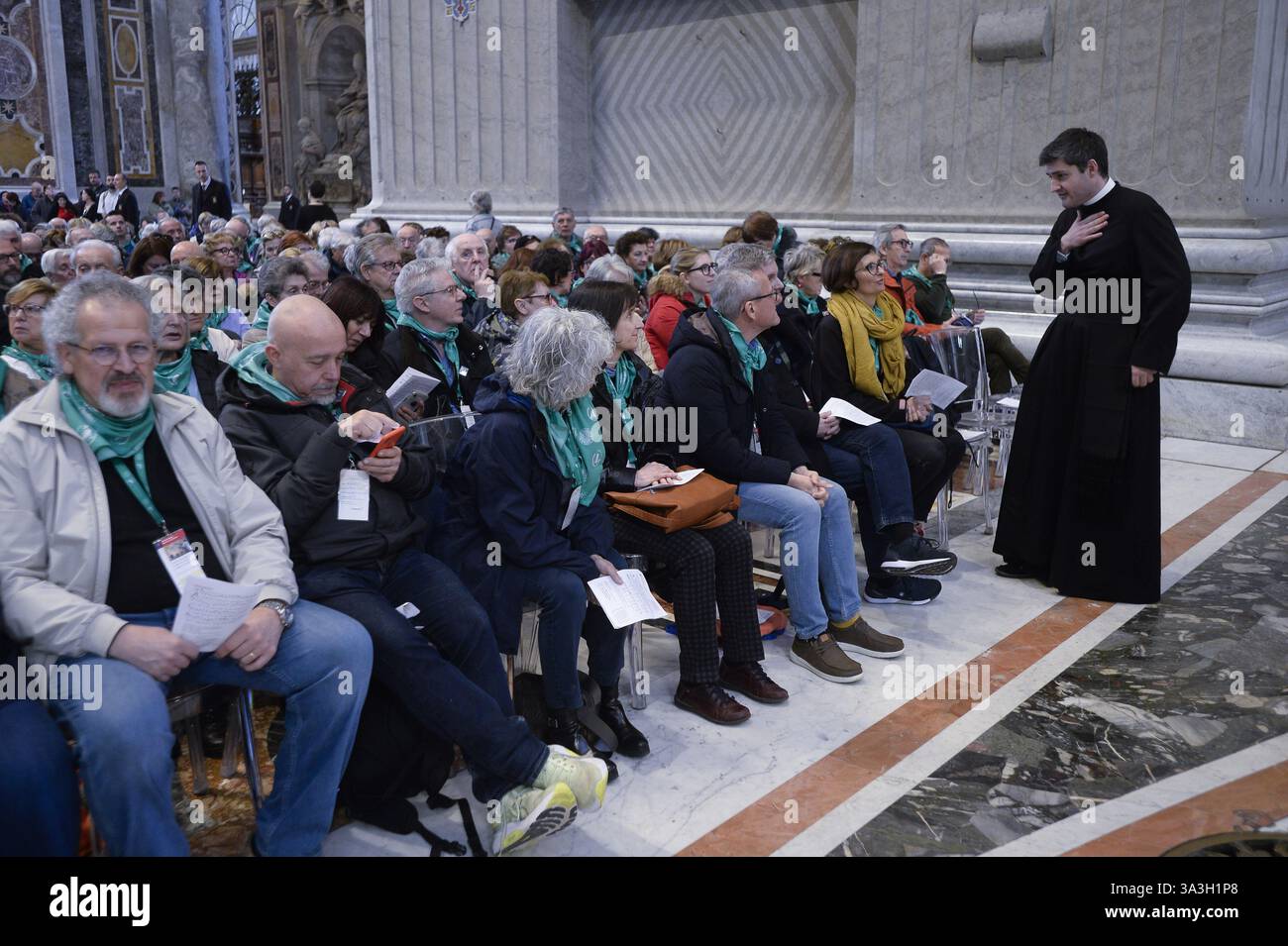 Rome, Italy. 16th Mar, 2025. Rome, Jubilee 2025 pilgrimage of the ...