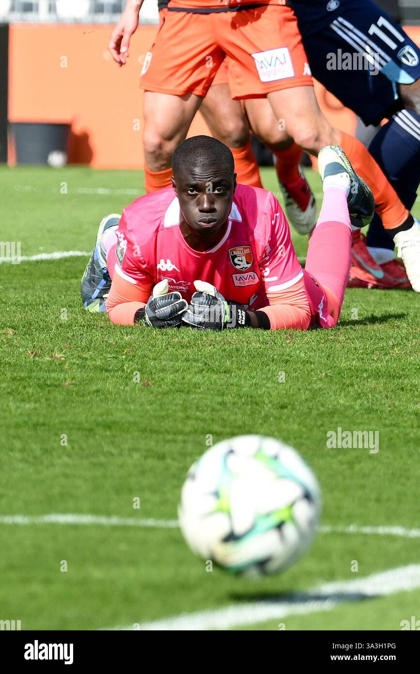 30 Mamadou SAMASSA (slmfc) during the Ligue 2 BKT match between Laval ...