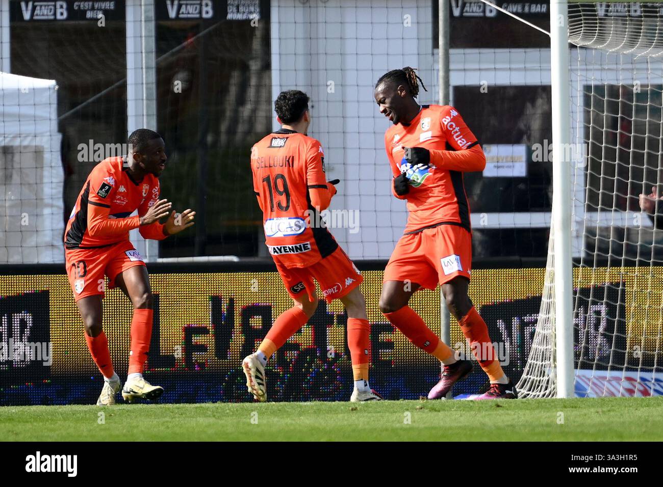 18 Malik TCHOKOUNTE (slmfc) during the Ligue 2 BKT match between Laval ...